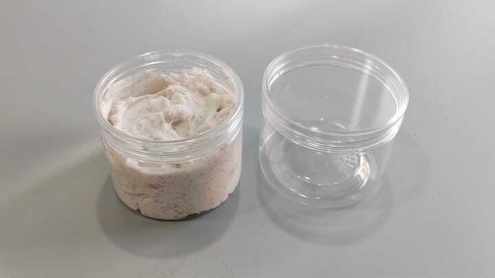 Clear 8 Oz Plastic Body Butter Containers - BPA FREE