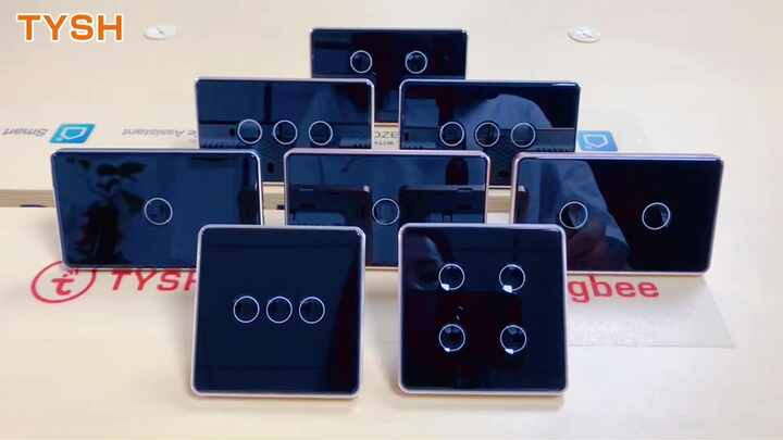 TYSH Smart Home Touch Light Switch - Control with Tuya App