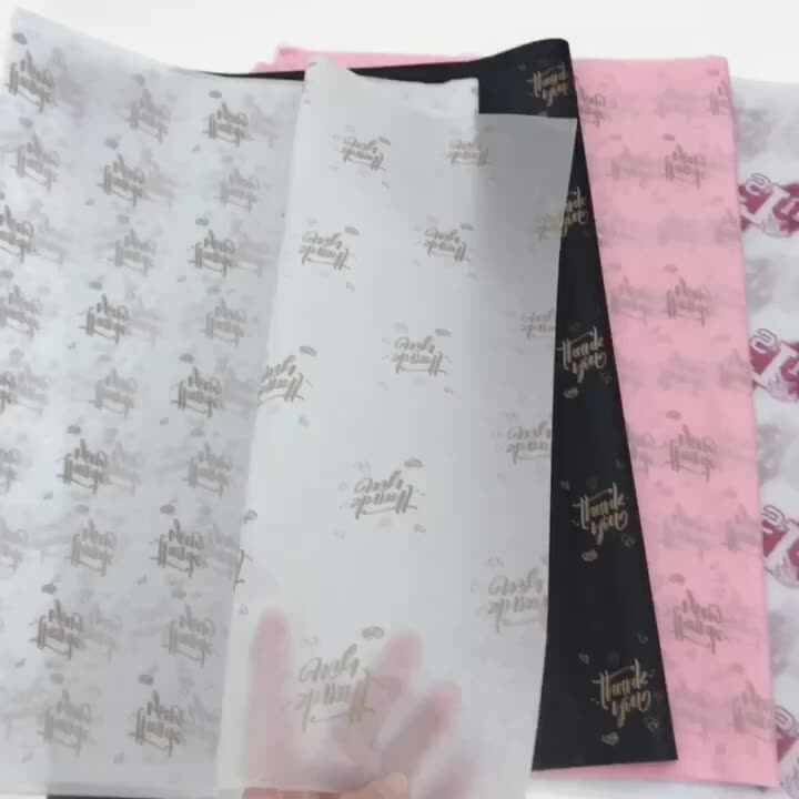 Custom Logo Recycled Tissue Paper for Shoe and Clothing Packaging - Eco ...