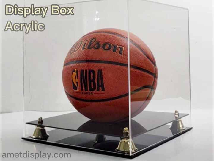 Transparent acrylic star signature basketball display box HD dust-proof ...