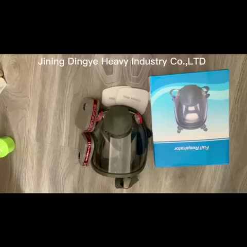 Activated Carbon Full Face Gas Mask Effective Chemical Respirator Gas ...