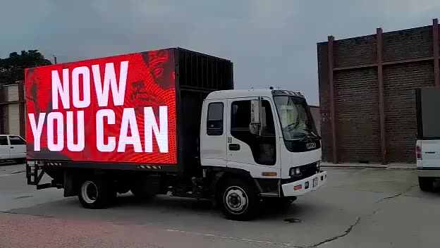 Mobile LED Van Outdoor P6 Advertising Truck - Digital Billboard Trailer ...