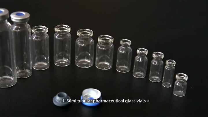 2R 4ml ISO standard size apothecary glass medical bottle medicine vial ...
