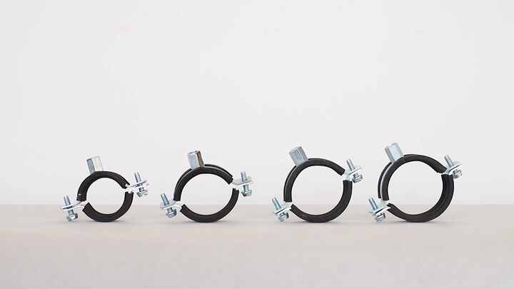 Single Side Screw Heavy Duty Pipe Clamps - Reliable Performance