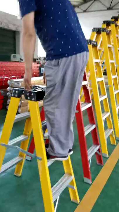 5-step Fiberglass Podium Stepladder - 300 Lb Capacity
