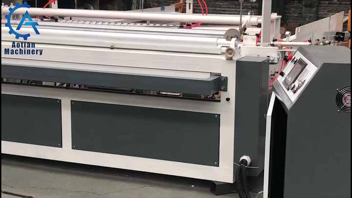 Full Automatic Toilet Paper Punching Rewinding Machine