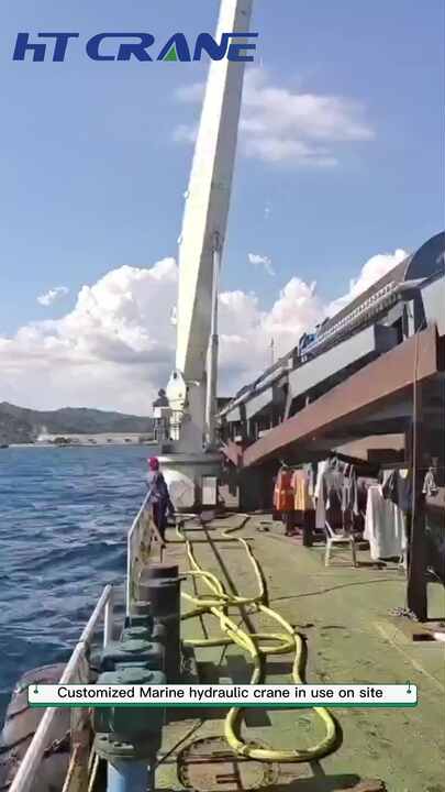 20 tons and 25 meter Heavy duty portal Marine pedestal crane for ...