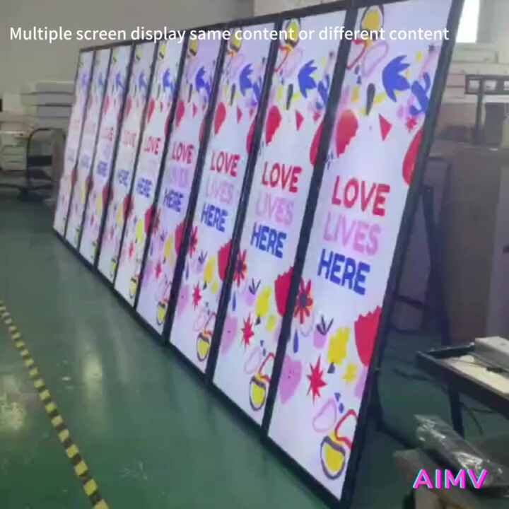 75inch full length display screen Ultra Wide Advertising Digital ...