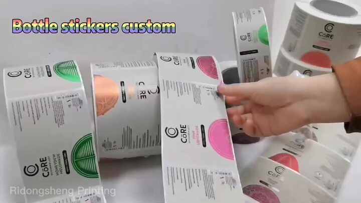 Custom Waterproof Stickers - Perfect for Cosmetic Jars
