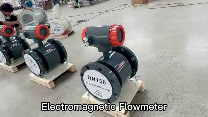 Electromagnetic Flow Meter Dn250 Pn16 Dn100 Digital Water Flow Meter 1.5 Inch 1158 - Buy Ip68 ...