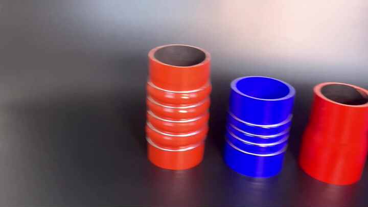 90 Degree Silicon L Shape Tube 4ply Reinforced Silicone Tube 8/9
