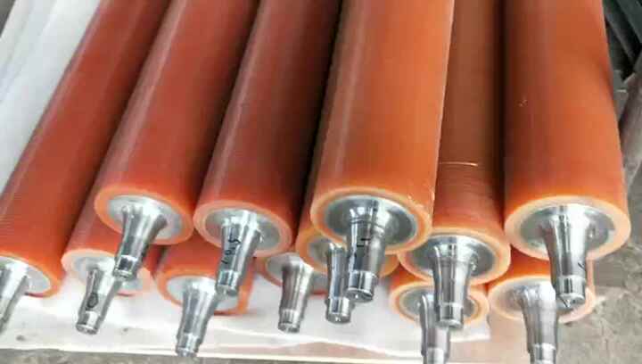 Polyurethane PU Rubber Rollers for Industrial Machines - Durable, Anti ...