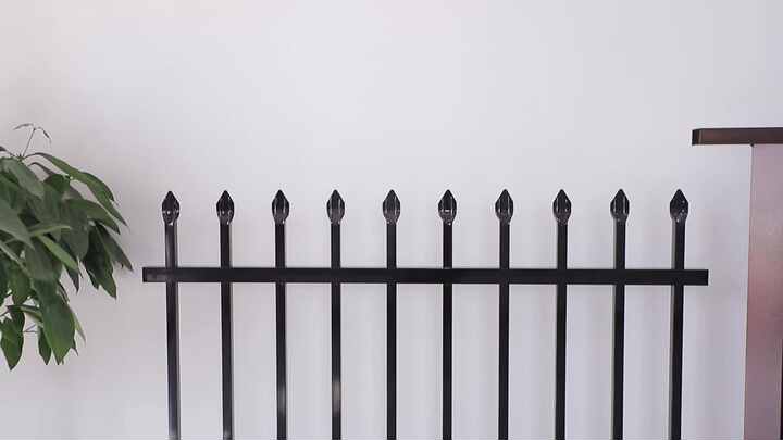 Spear top/Picket/Pressed-point outdoor pool aluminum fence gates ...