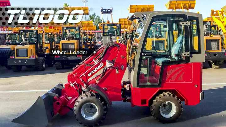 Mini Telehandler 600kg 800kg Hydrostatic Articulating Four Wheel Drive ...