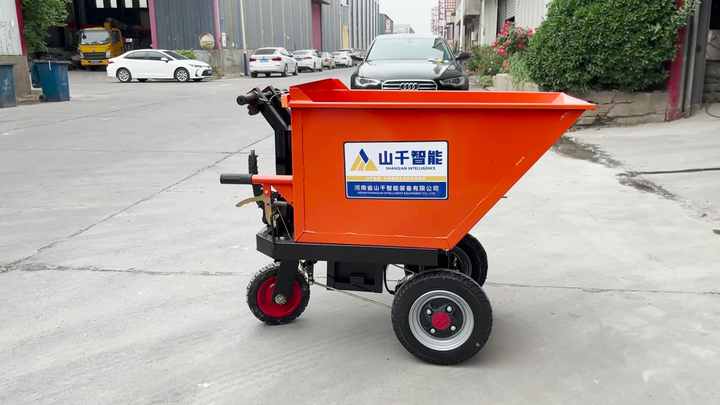 Hand Truck Battery Powered Electric Mini Dumper Trolley Small Dumping ...