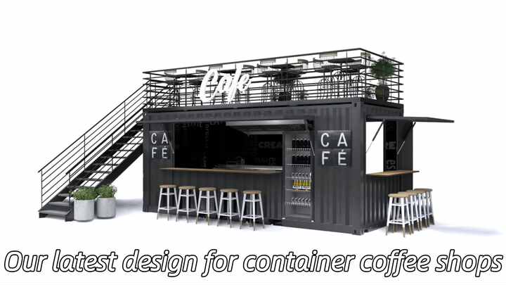 Modern Chinese Modular Shipping Container Cafe Containers for Sale in ...
