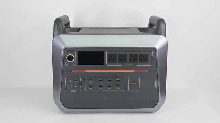 2000W Power Station With Solar Panel Solar All In One Ac Portable Power ...