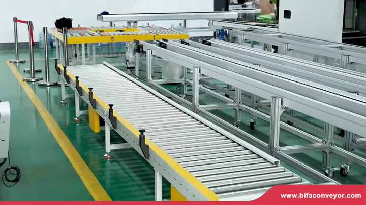 Bifa Light Duty Gravity Roller Line, Expandable Roller Conveyor ...