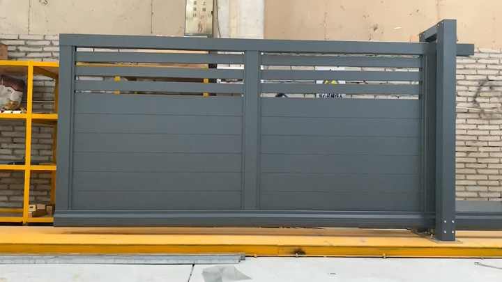 JHR Simple Main Sliding Gate Designs for Homes in Pakistan