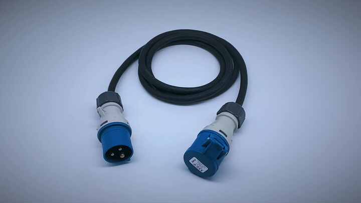 32a Euro Extension Lead With Industrial Plug And Socket - Buy Extension ...