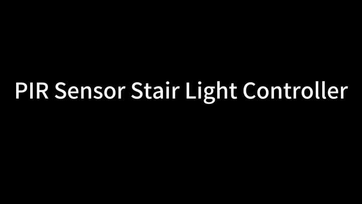 Smart Stair Light Controller with 32 Steps OLED PIR Sensor
