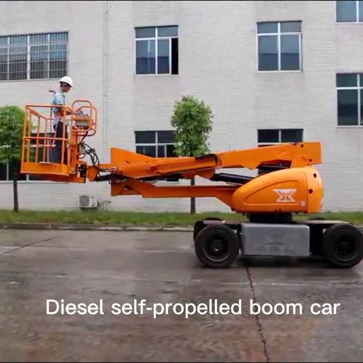 230kg Articulating Spider Boom Lift Platform 12m Self-travelling Aerial ...