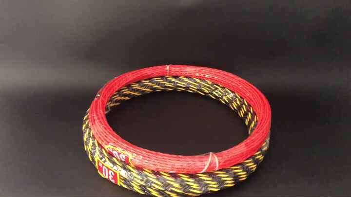30M 6mm Conduit Snake Cable Rodder Fish Tape Wire Guide