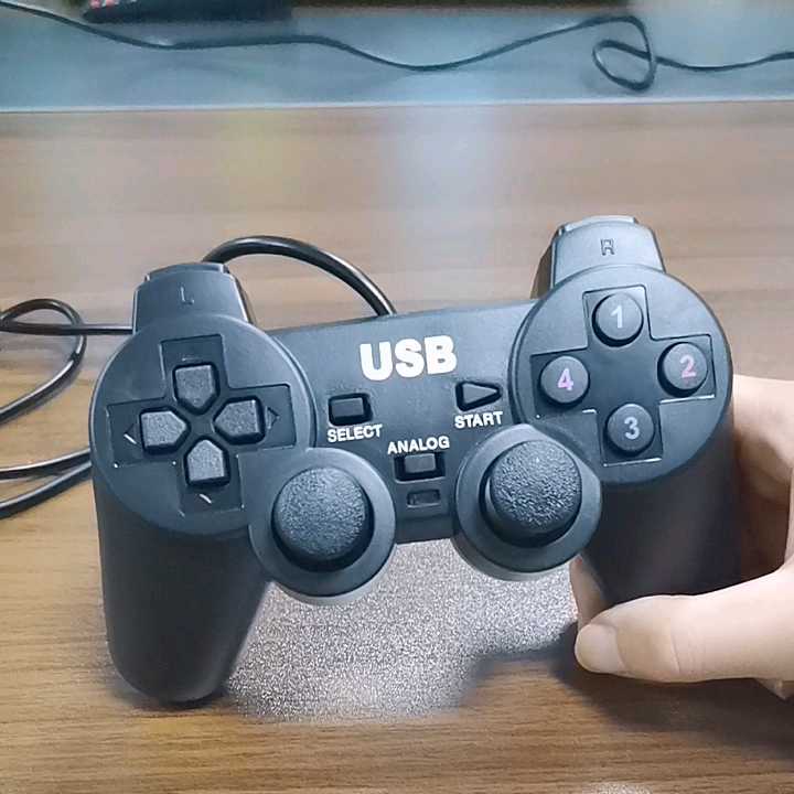 Usb208 Black Double Single-shock Controller Pc Computer Game Controller - Buy Usb208 Black ...