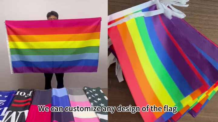 Custom Promotion Flag 3x5ft Custom Sublimation Blank logo Banner Any ...