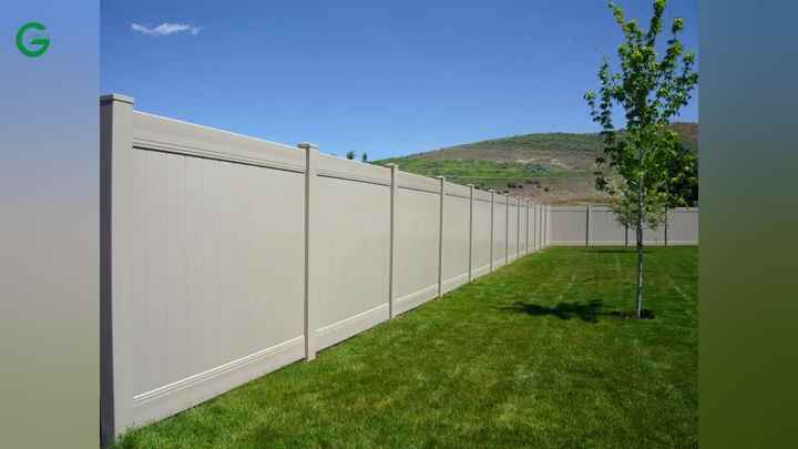Black PVC Fence Post Line - Durable and ECO FRIENDLY