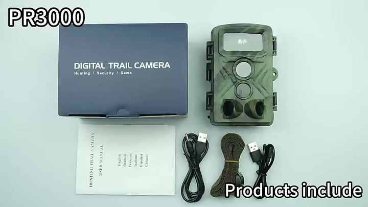 PR3000 36MP HD Infrared Wildlife Hunting Camera - Night Vision