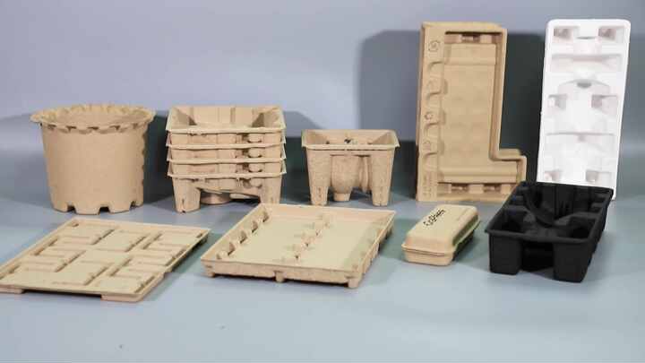 Custom Packaging Waterproof Industrial Molded Bamboo Pulp Embossed ...