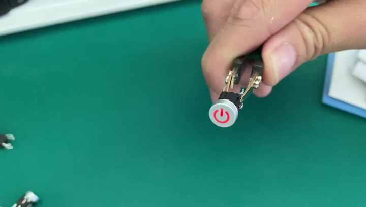 12x9mm RGB LED Push Button Switch for Control Panels