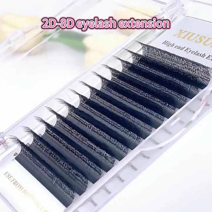 XIUSUZAKI 2D 3D 4D 5D 6D 7D 8D Y W Lashes - Natural Eyelash Extensions
