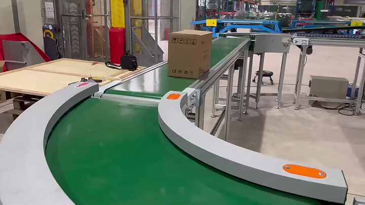 Automated Retractable Package Production Conveyor Belt