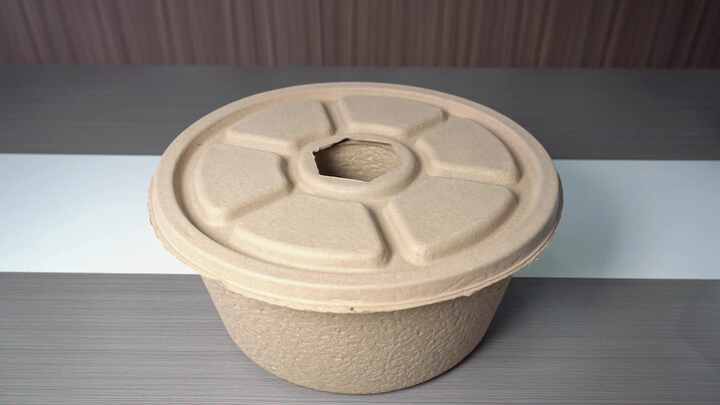 Biodegradable Molded Pulp Planting Cocoon - Durable & Eco-friendly
