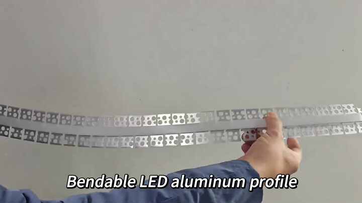 Bendable Aluminum Profile LED Strip Channel for Wall Recessed Lighting