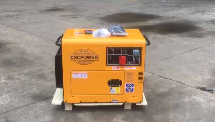 5.5kva Portable Diesel Generator - Silent & Efficient Power