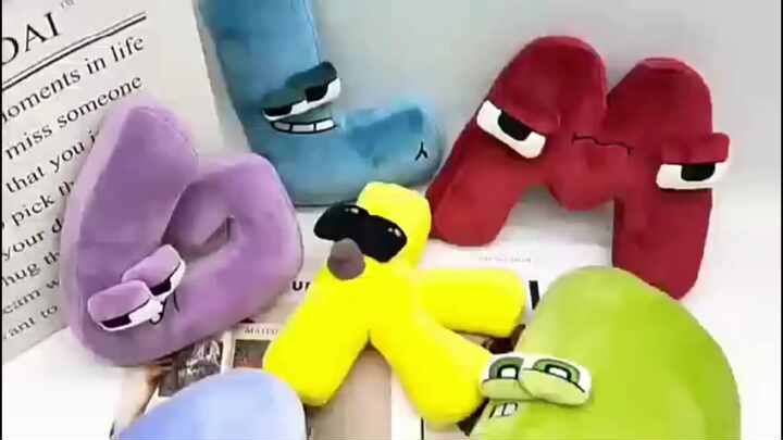 Funny Abcd Alphabet Lore Plush For Kid Plush 26 Alphabet Letter Cartoon ...
