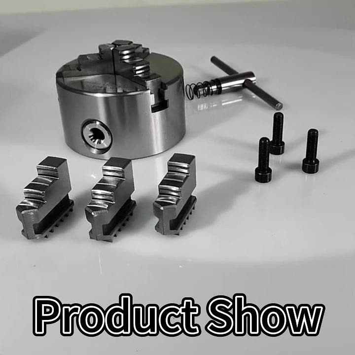 Sanou Precision K11-100 Enhanced 3-jaw Self Centering Lathe Chuck for Superior Clamping and ...