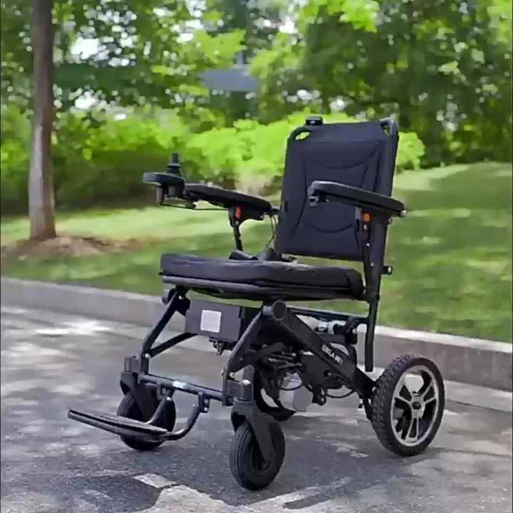 6a Aluminum Lightweight Foldable Electric Wheelchair For The Disabled ...
