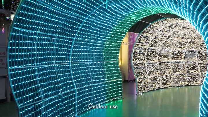 3D Love Light Outdoor Wedding Arch - LED Starlight Tunnel