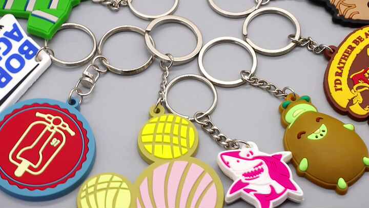 3D Cartoon Doll Keychain Pvc Soft Keychain Creative Design Cartoon ...