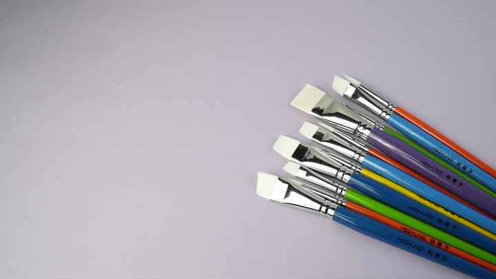 New Private Label Paint Brush Set Artist 11 Pcs Wooden Face Art Paint ...