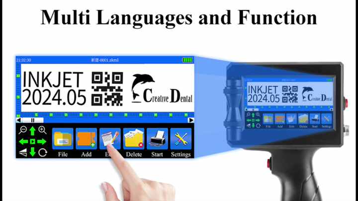 Date Coder Batch Batch Number Carton Outer Packaging Box Inkjet Gun ...