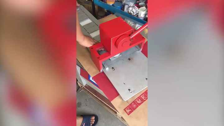 Hand Manual Vehicle Car License Plate Frame Making Machine