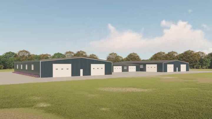 Lightweight Steel Roof Truss Shed Design for Custom Warehouse Solutions ...