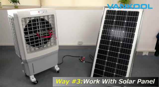 Smart Solar Rechargeable DC Portable Air Cooler - Climatiseur Portable