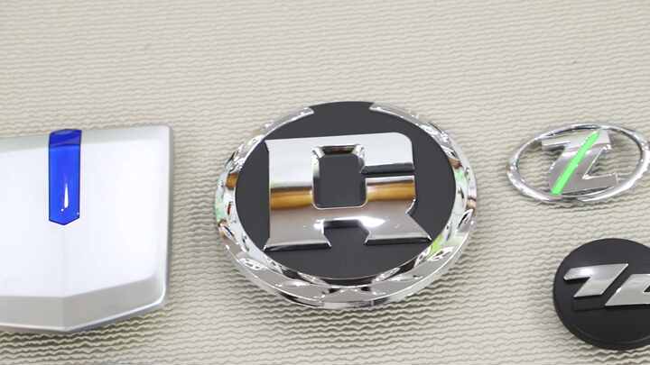2025 Customized Round Abs Hot Car Badges Auto Acrylic Decorative ...