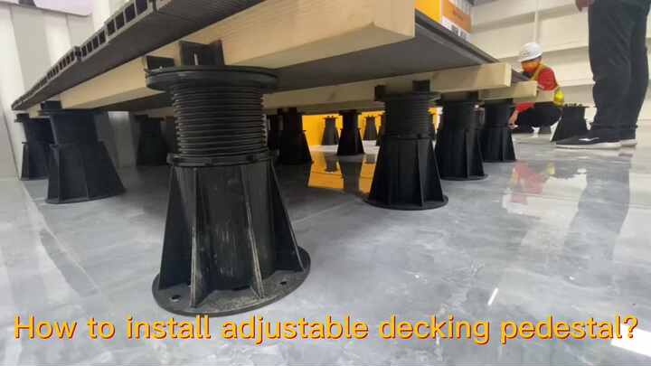 JNZ Adjustable Joist Pedestals - Durable WPC Decking Support